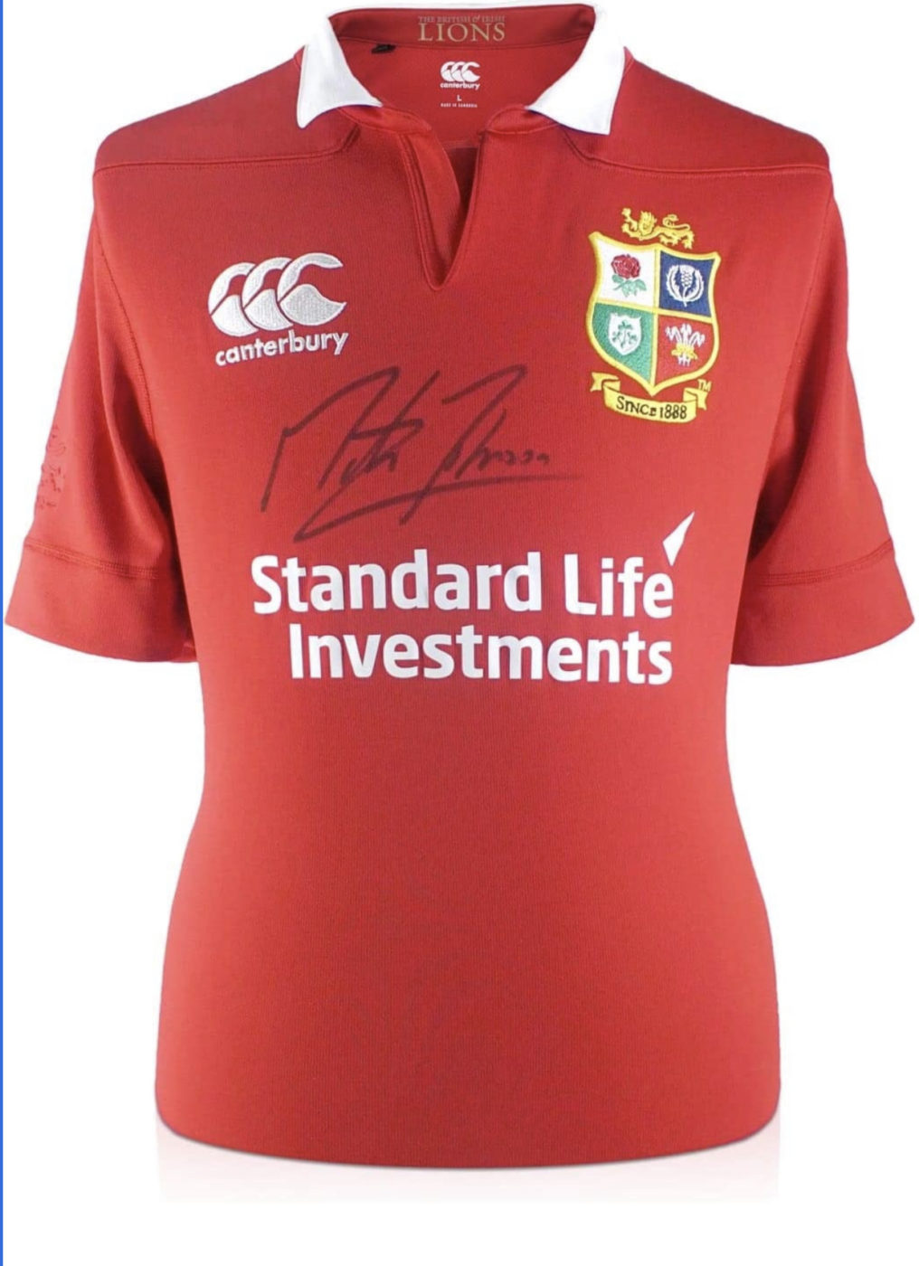 Martin Johnson Signed Lions Tour Rugby Shirt | Gold Star Memorabilia